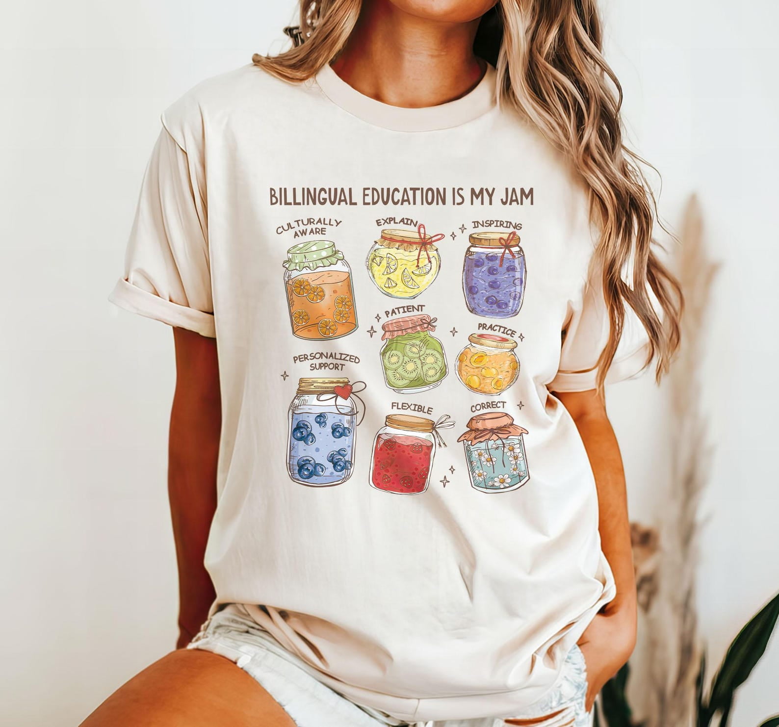 Dual Language Teacher Shirt, Bilingual Education Gift, Billingual Education is My Jam, Teacher ...