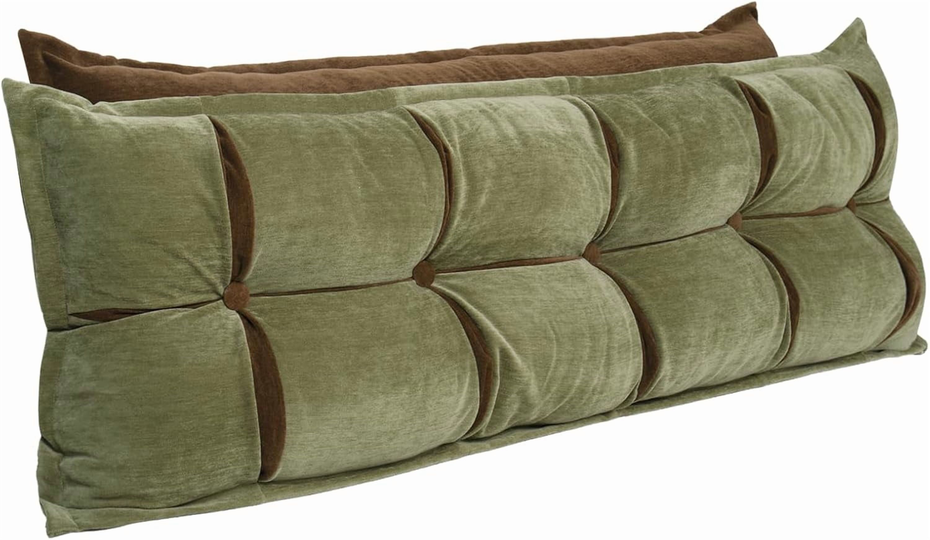 Dual-Layer 18 lbs Thickened King Size Headboard Pillow for Reading and ...