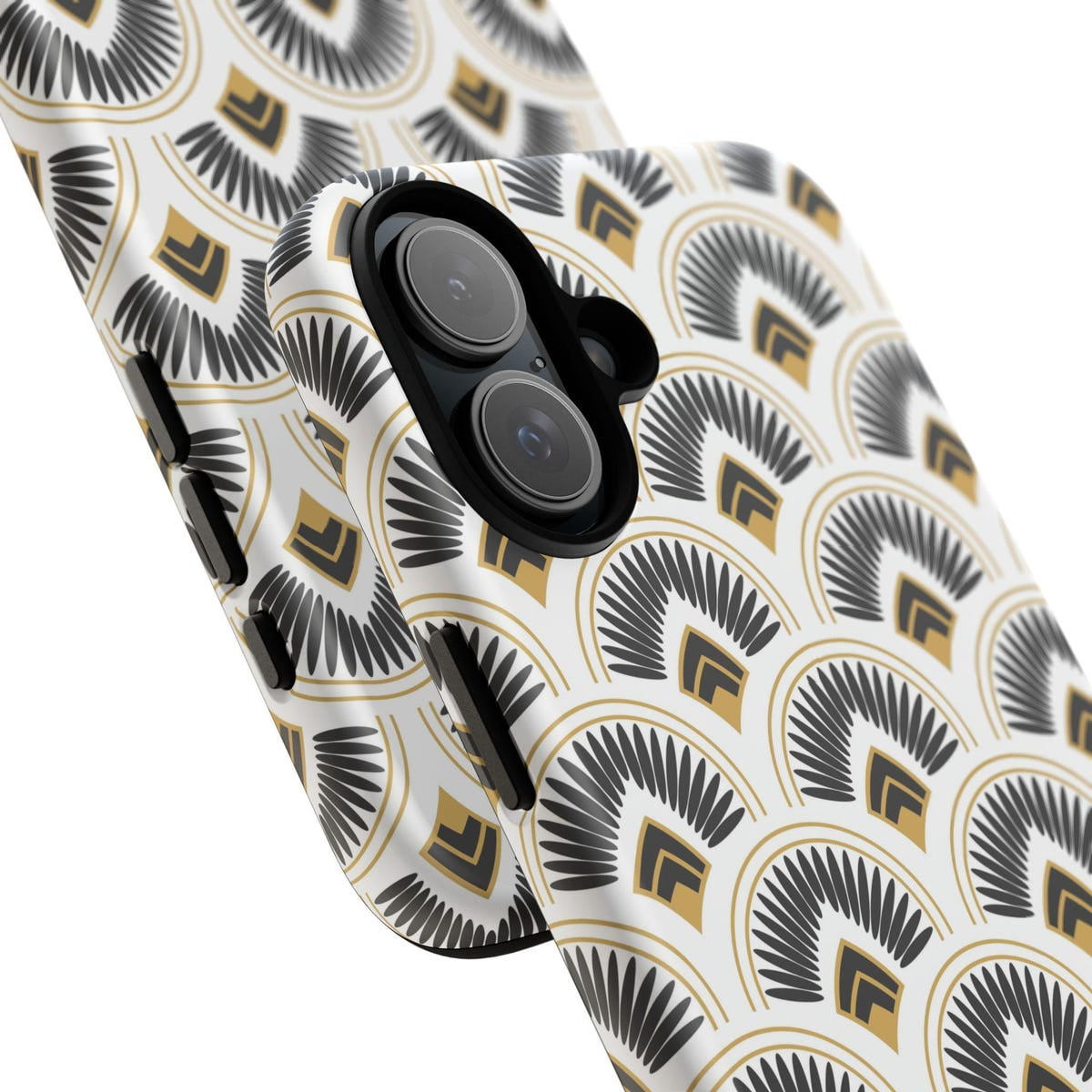 Dual Layer Vintage Roaring 20s Art Deco Geometric Phone Case for 17 16 ...