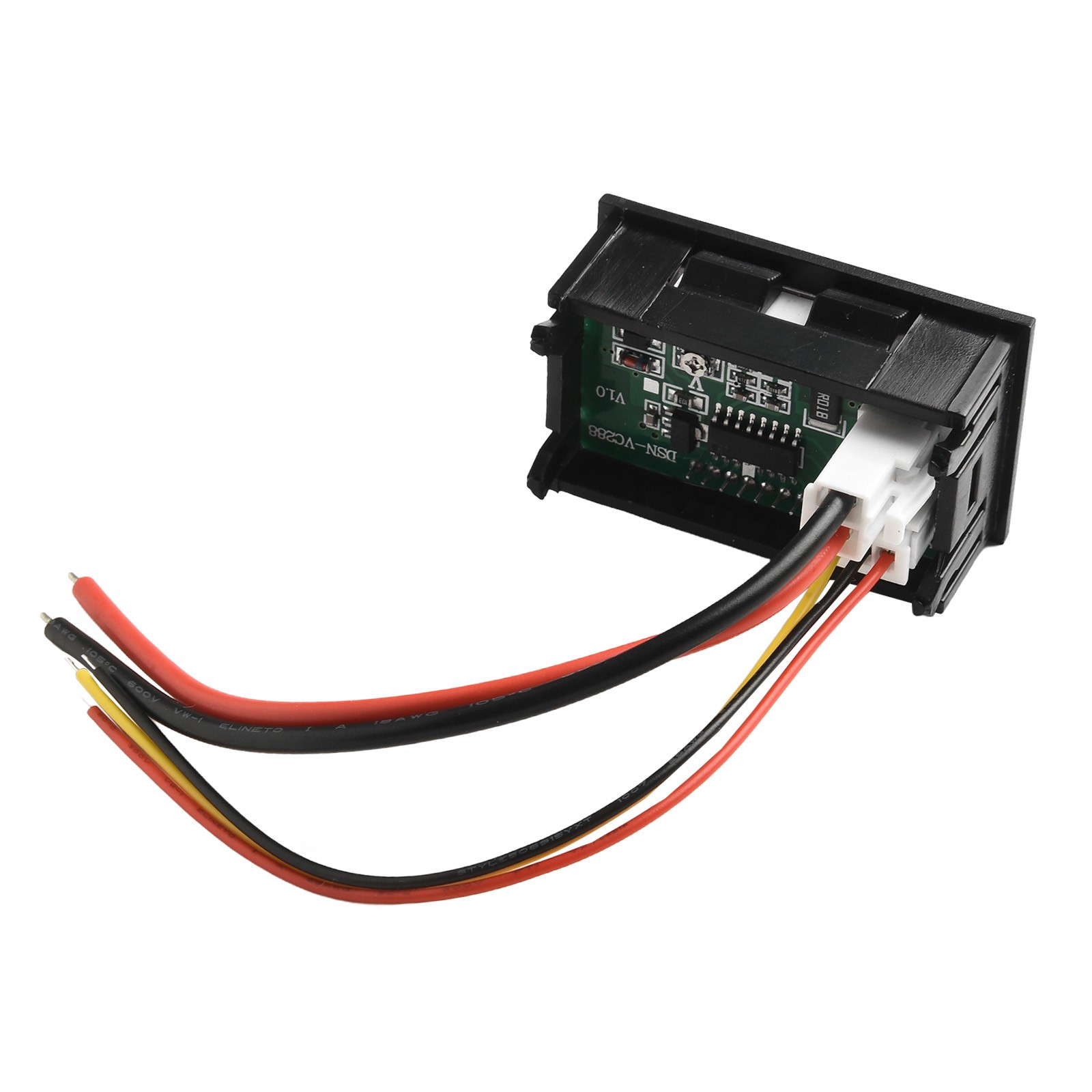 Dual Led 3 Digit Digital Dc 100V 10A Voltmeter Ammeter Voltage Amps ...