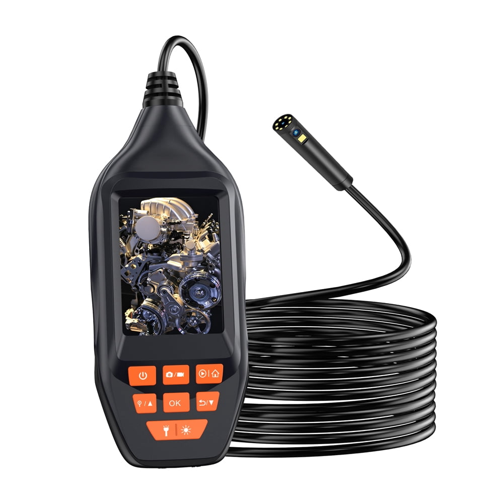Dual Lens 7M 5.0 Inch IPS Full View Industrial Endoscopic Camera 1920 * ...