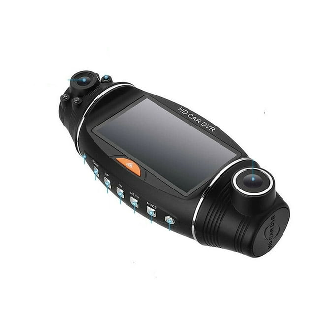 Dual Lens LCD Dash Camera Car DVR Camera Full HD 1080P Night Vision GPS ...