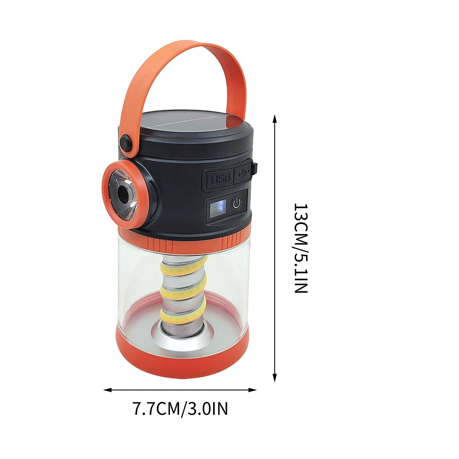 Dual Light Source Camping Light with Digital Power Display, Solar Home ...