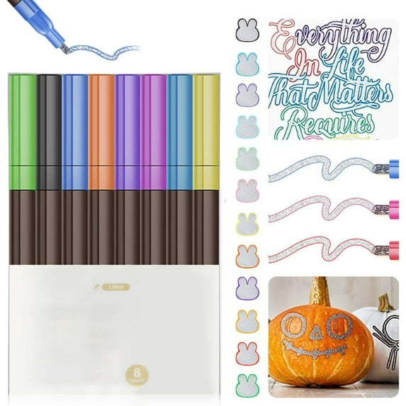 Dual-Line Highlighter, Marker Pen for Highlight - Walmart.com