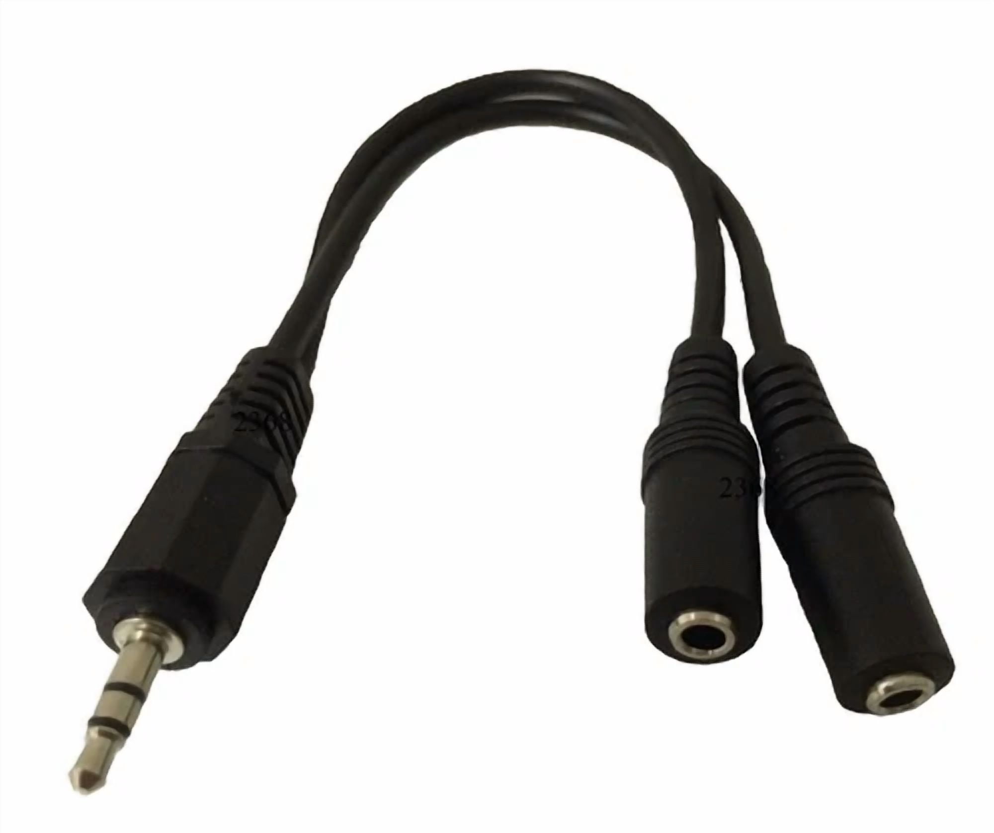 Dual Mini Headphone Jack Adapter - Walmart.com