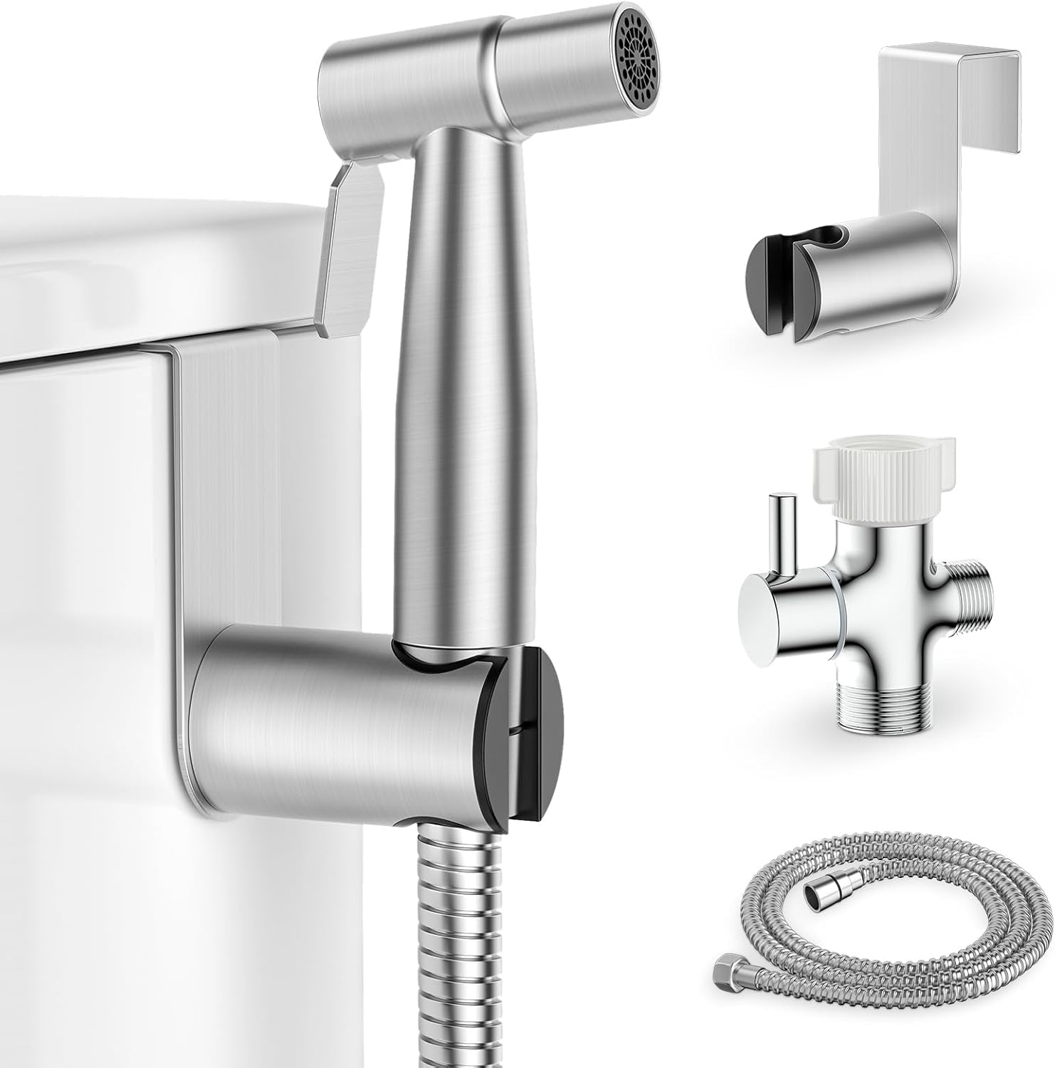 Dual Mode Bidet Sprayer, Soft & Jet Spray with Aerator, Adjustable ...