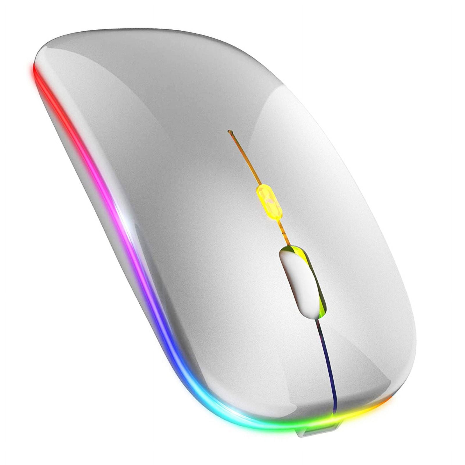 Dual Mode Bluetooth Rechargeable Optical Wireless Mouse Slient ...