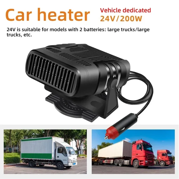 Dual Mode Portable 12V 24V Car Heater Fast Heating Windshield Defroster ...