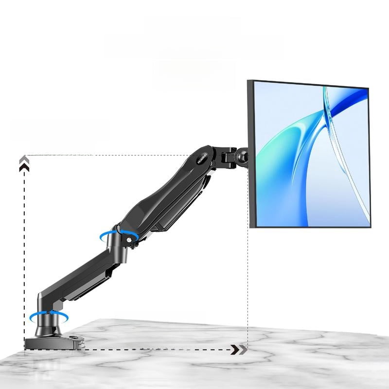 Dual Monitor Gas Spring Mount Stand - Adjustable VESA Arm for 30 ...