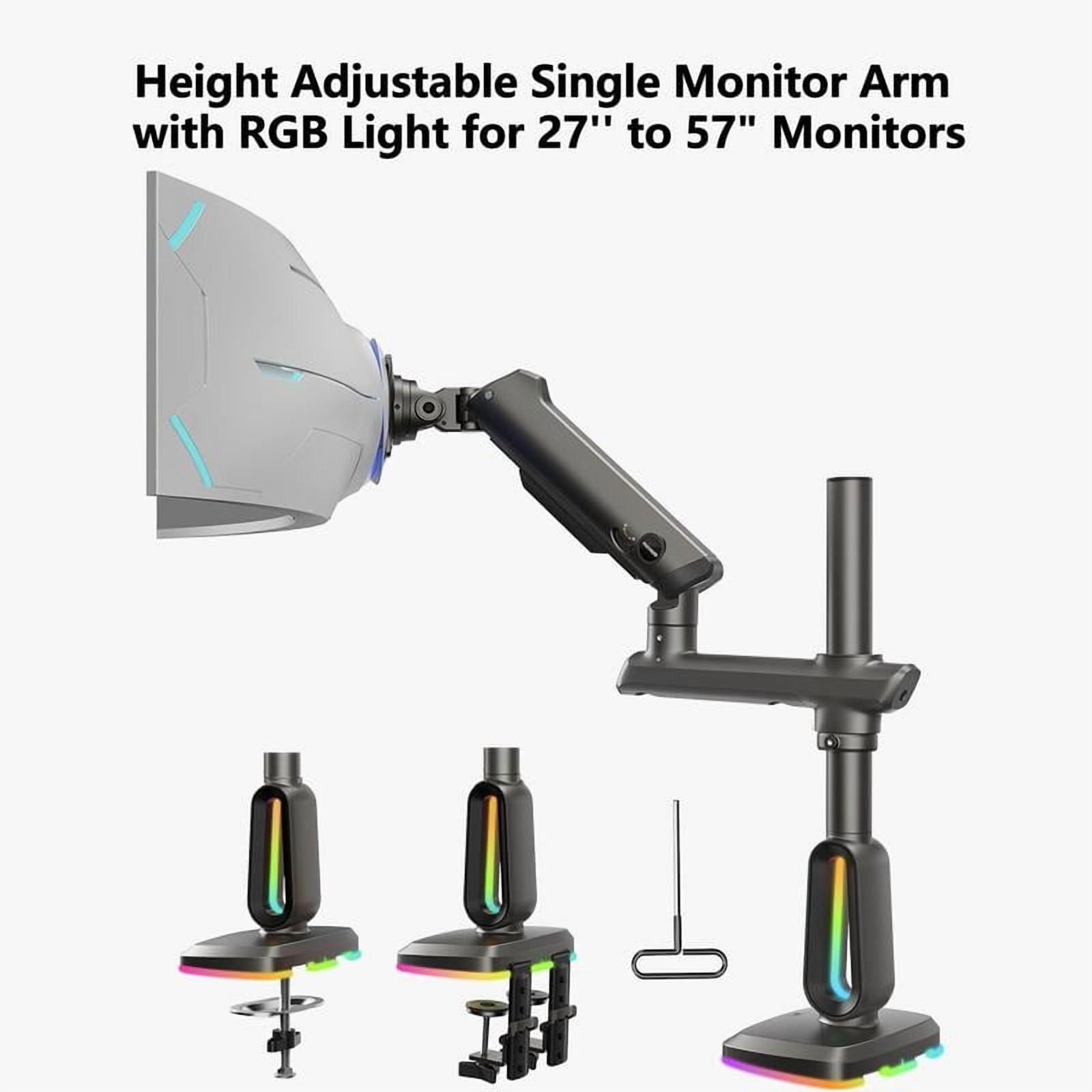 Dual Monitor Arm Adjustable Gas Spring Monitor mount for Gaming and ...