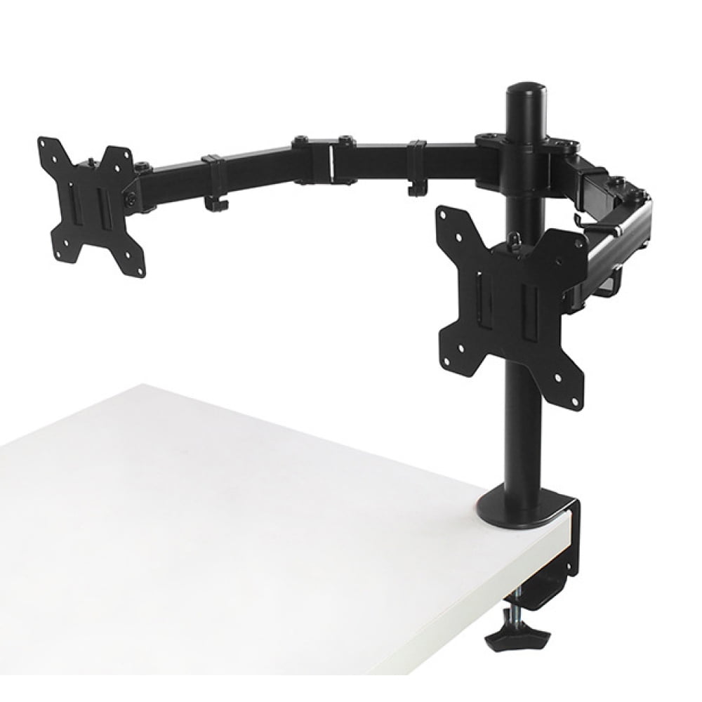 Dual Monitor Desk Mount, Ergonomic Position Enhancer for 13-27 Inch ...