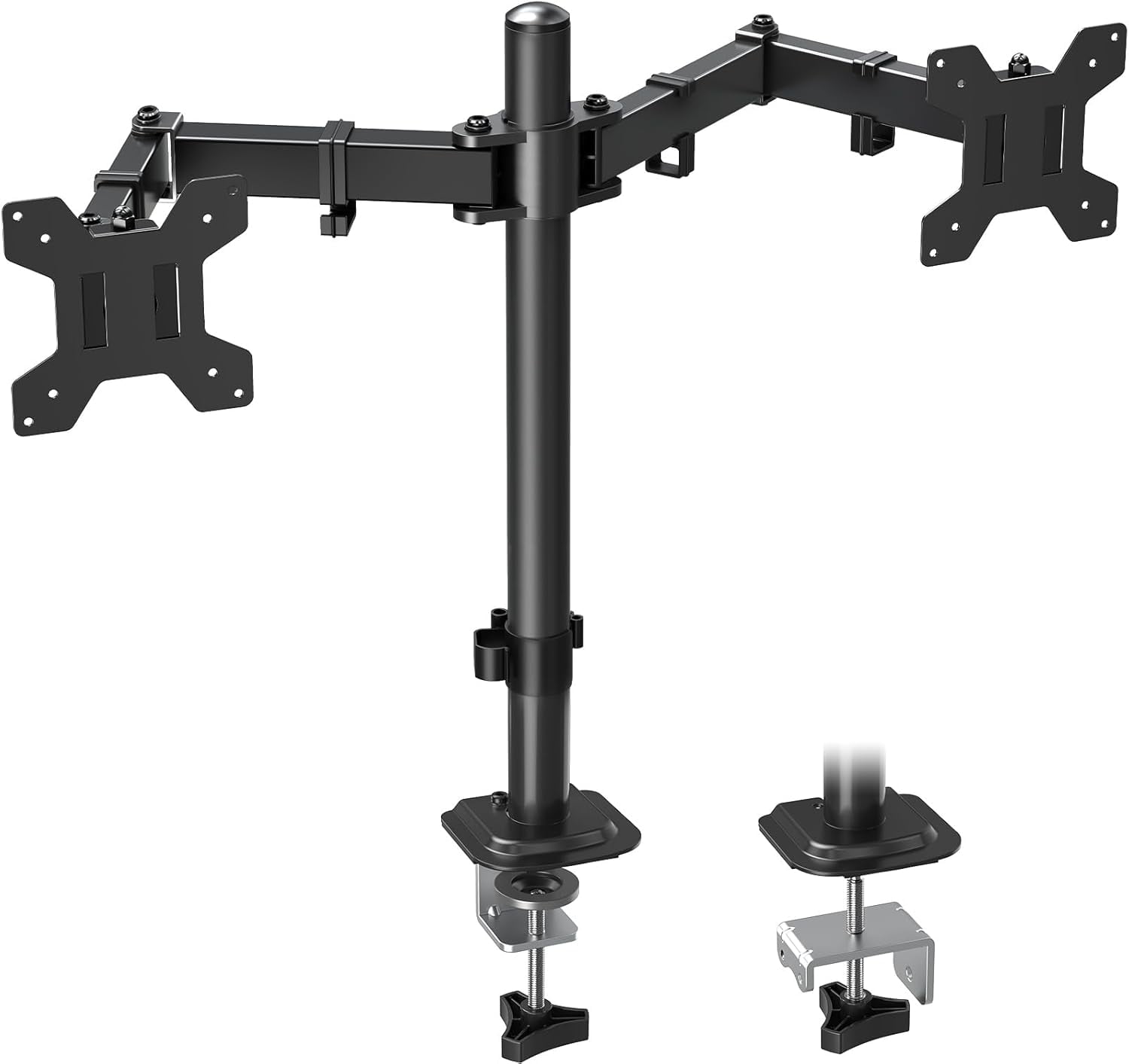Dual Monitor Desk Mount, Max 32 Inch Up To 17.6lbs, Fully Adjustable ...