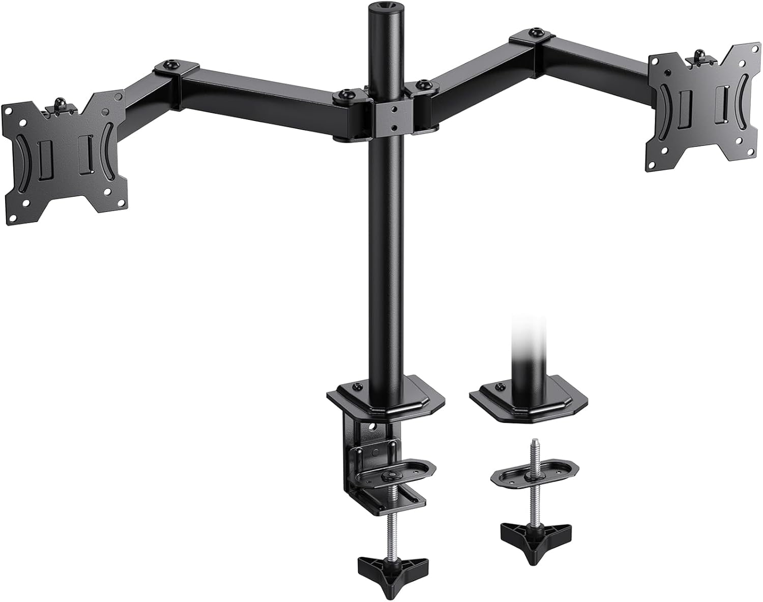 Dual Monitor Mount for 2 Monitors up to 30 inches, Heavy Duty Stand ...