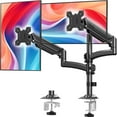 Dual Monitor Stand for Desk, Taller Monitor Arms for 2 Screens up to 32 ...