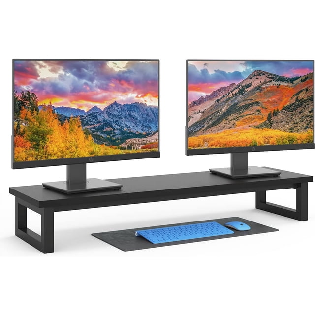 Dual Monitor Stand Riser, 39Inch Large Monitor Stands for 2 Monitors ...