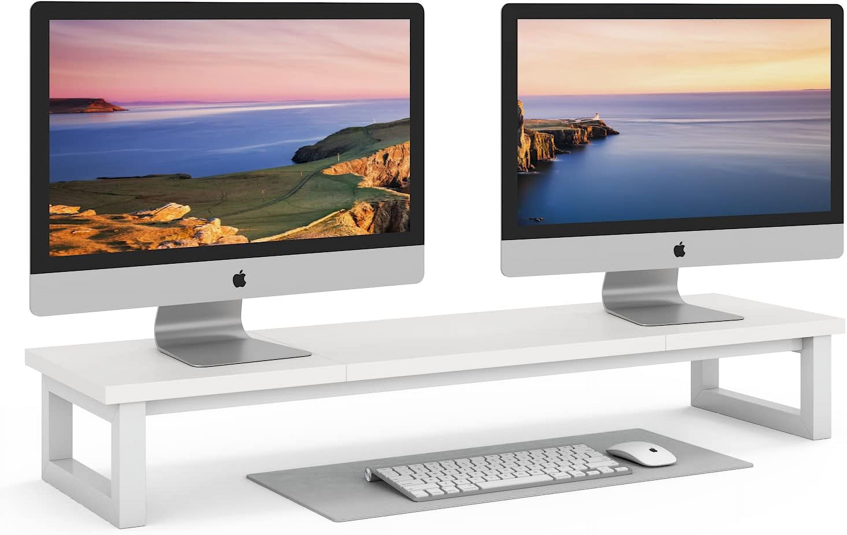 Dual Monitor Stand Riser, 39Inch Large Monitor Stands for 2 Monitors ...