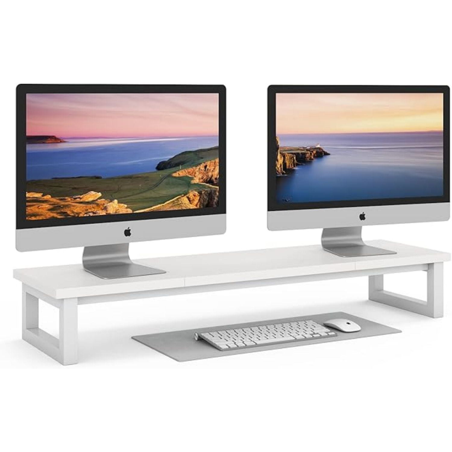 Dual Monitor Stand Riser, 39Inch Large Monitor Stands for 2 Monitors ...
