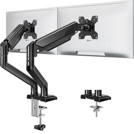 Dual Monitor Stand fits up to 32 inch, 4.4-22 lbs Computer Screens ...
