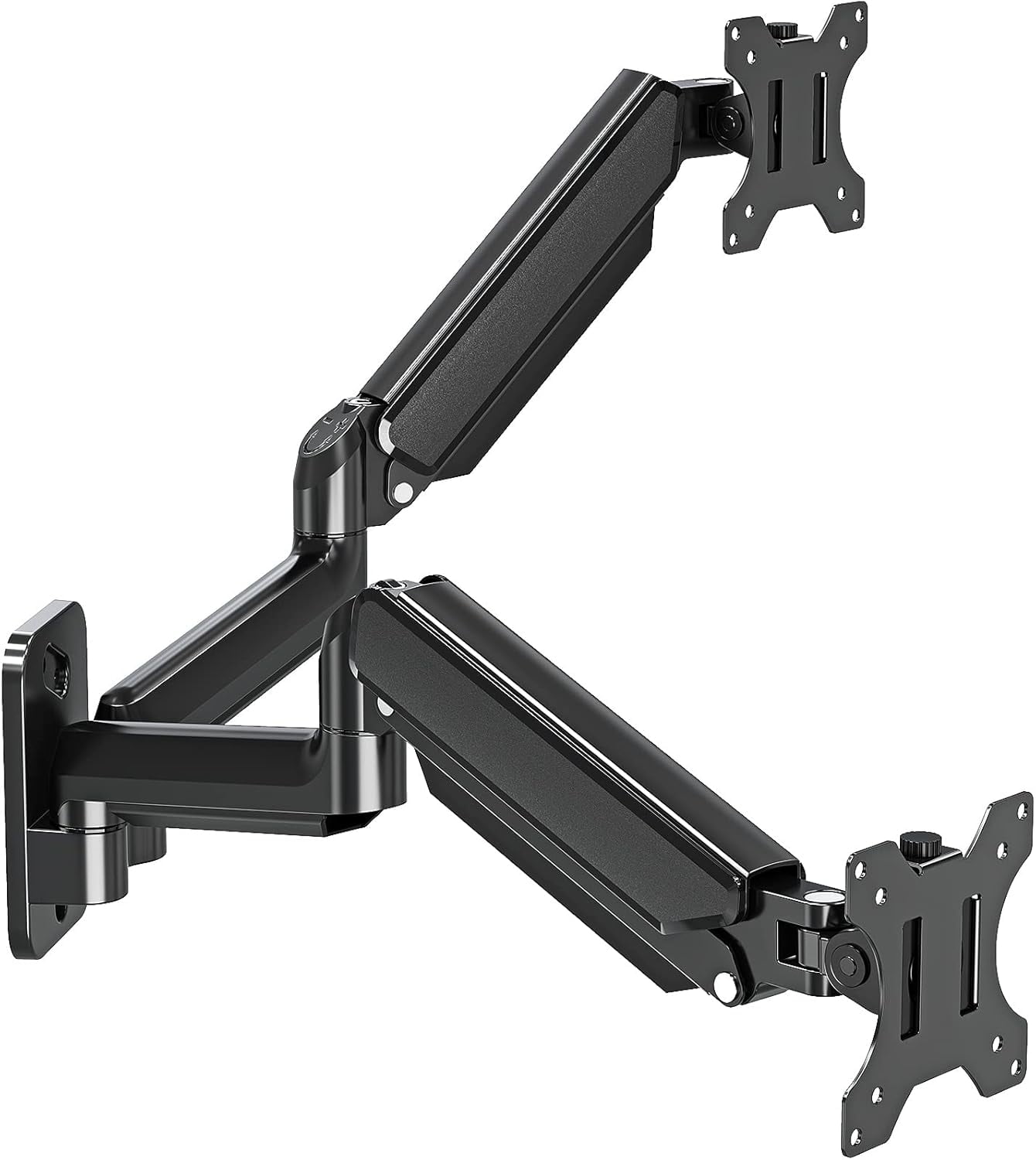Dual Monitor Wall Mount for 13 to 32 Inch Computer Screens, Monitor ...
