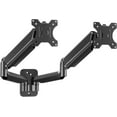 Dual Monitor Wall Mount for 2 Max 32 Inch Computer Screen Fully ...
