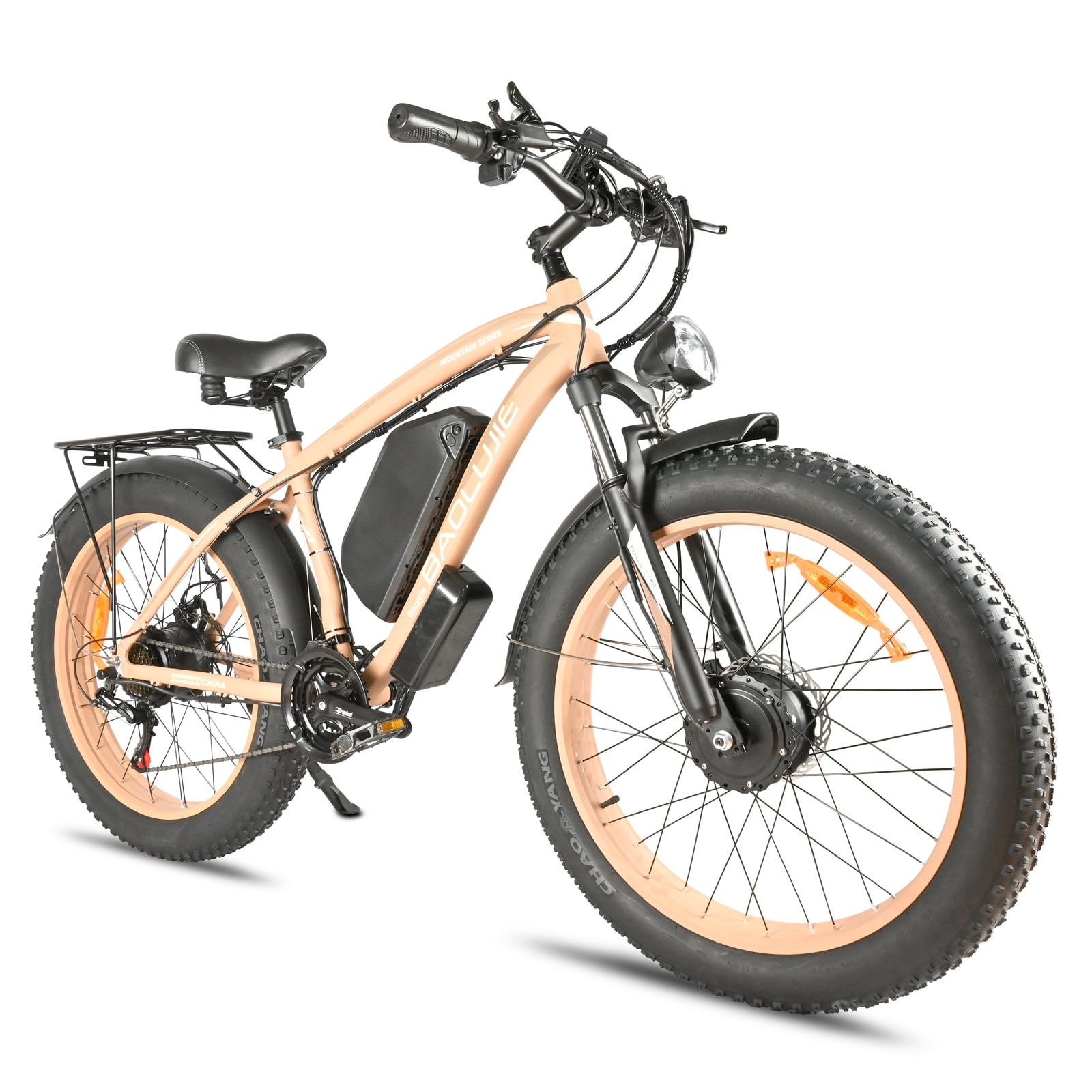 Dual Motor Electric Bike for Adult, 48V 20Ah Battery, 26" Fat Tire E ...
