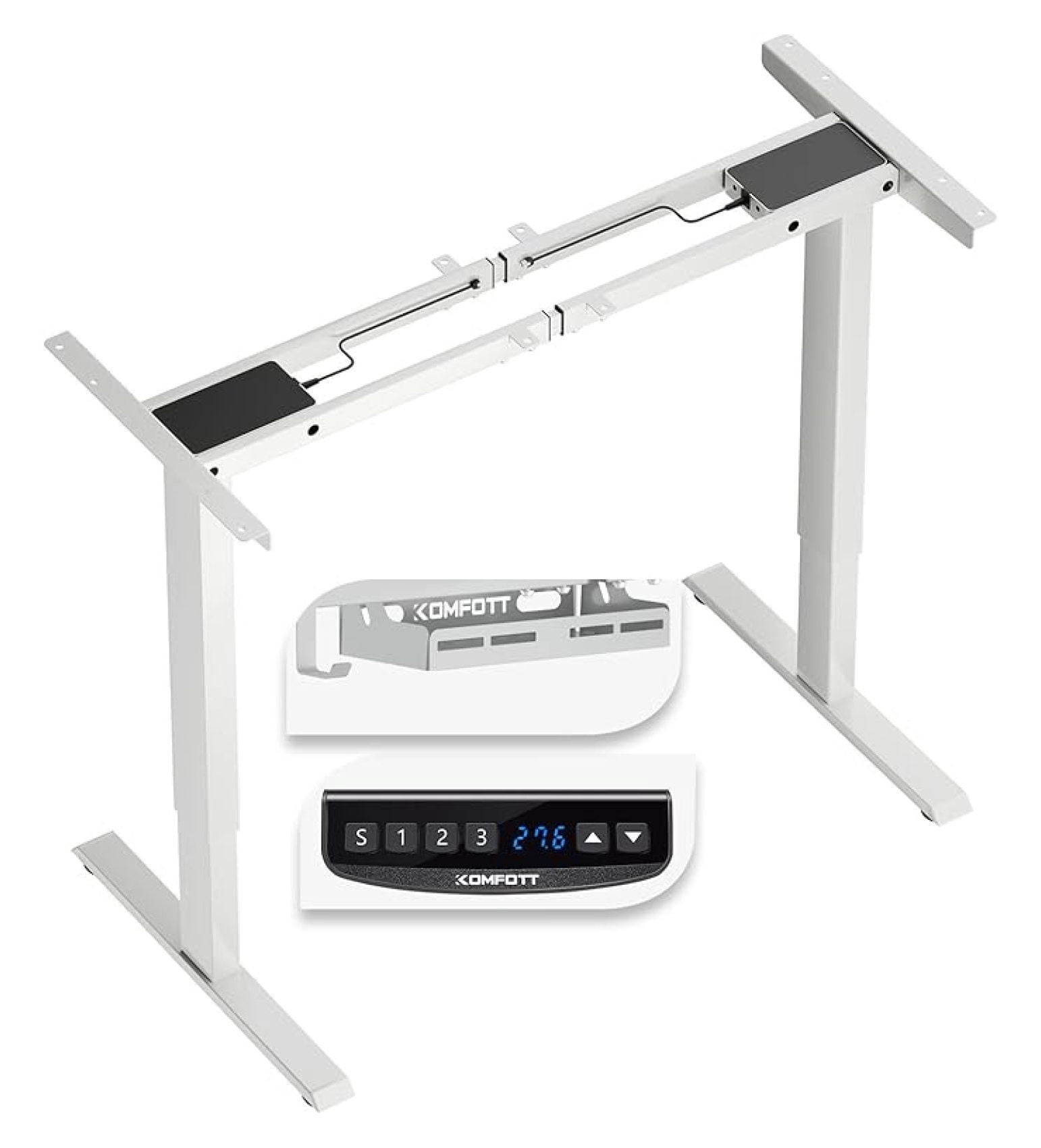 Dual Motor Electric Standing Desk Frame, Ergonomic Width & Height ...