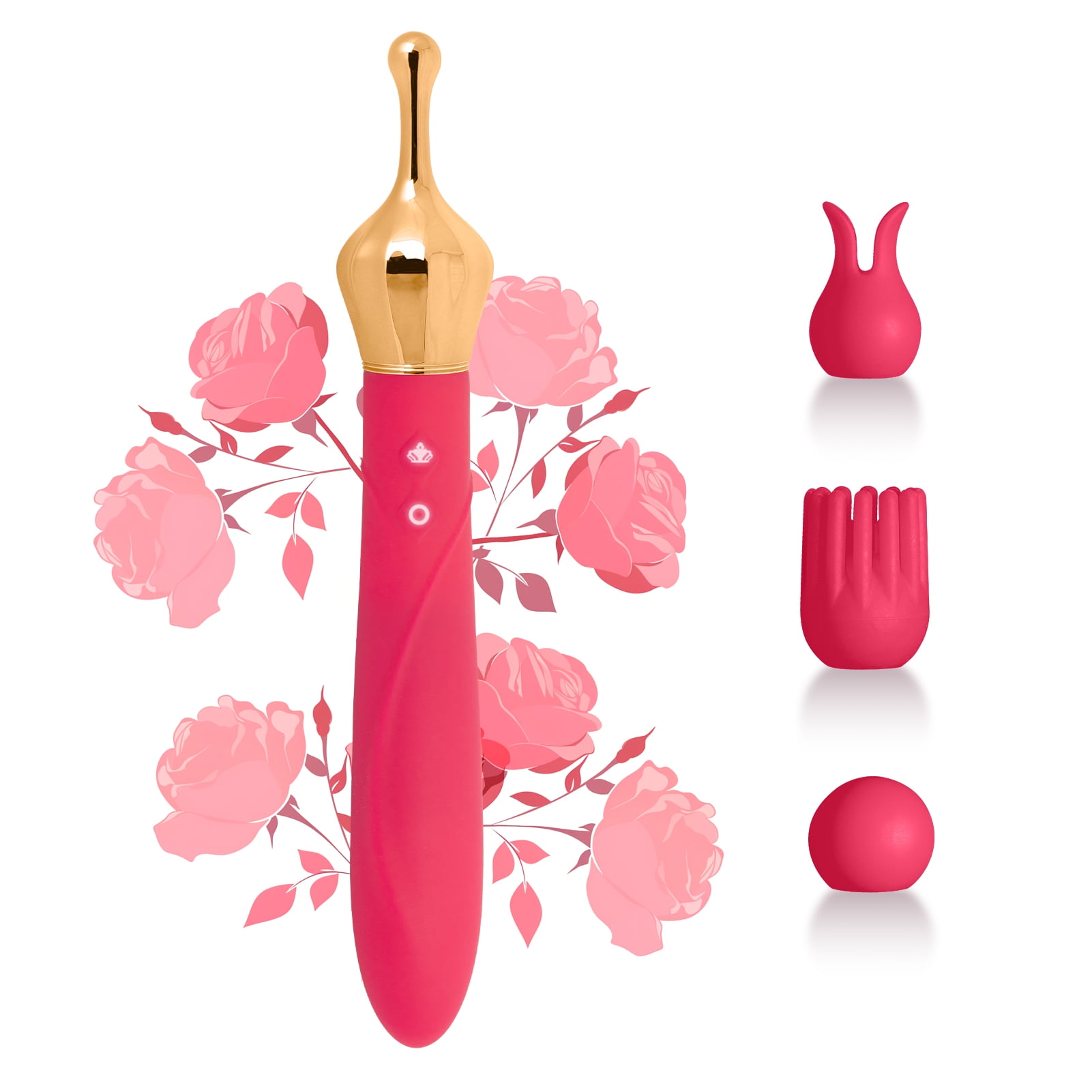 Dual-Motor Handheld Massager – 10 Modes, USB Rechargeable, Waterproof ...