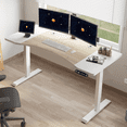 Dual Motor Sit-Stand Desk - Office display stands - Walmart Business ...