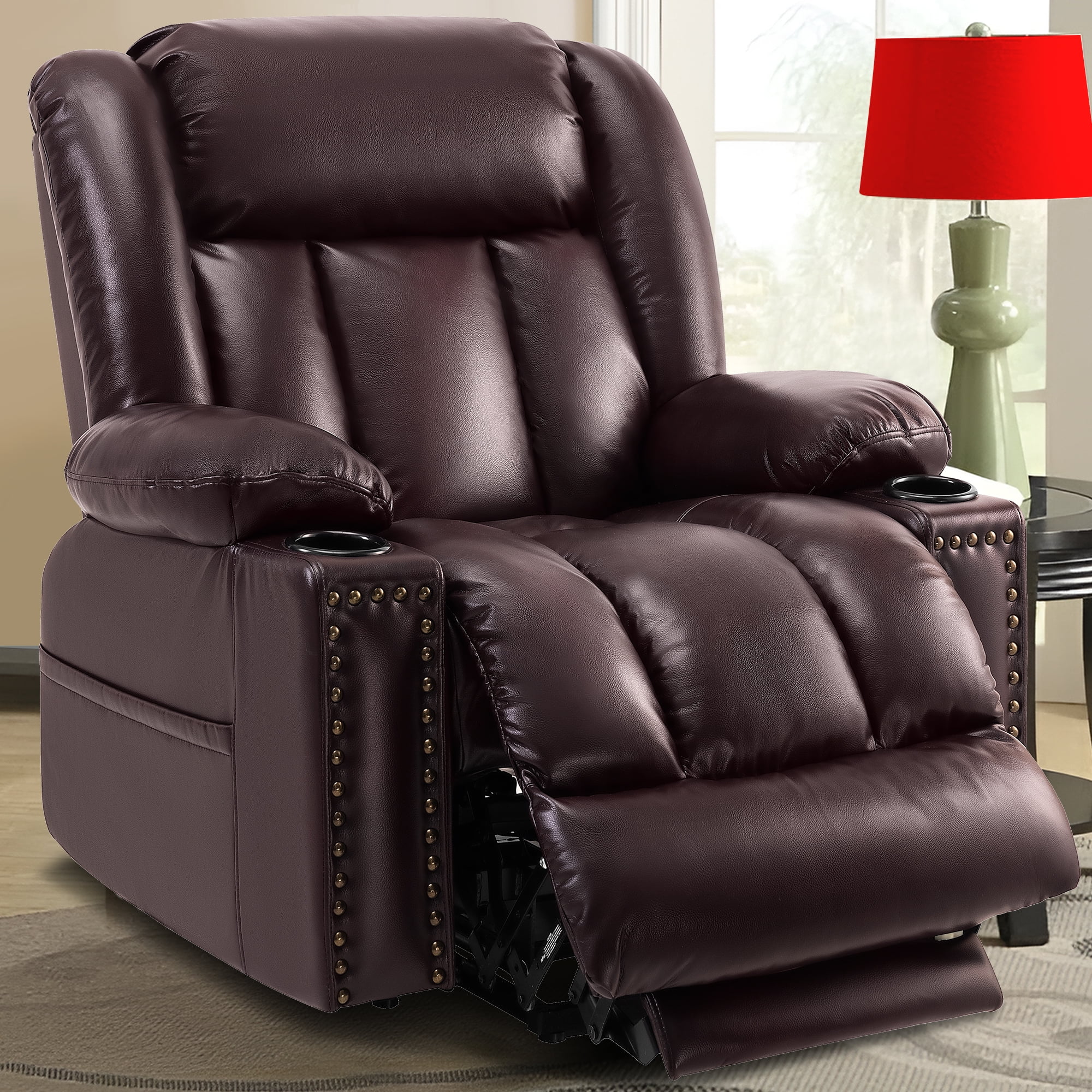 Dual Motor Large Power Lift Recliner Chair for Elderly with Heat and ...