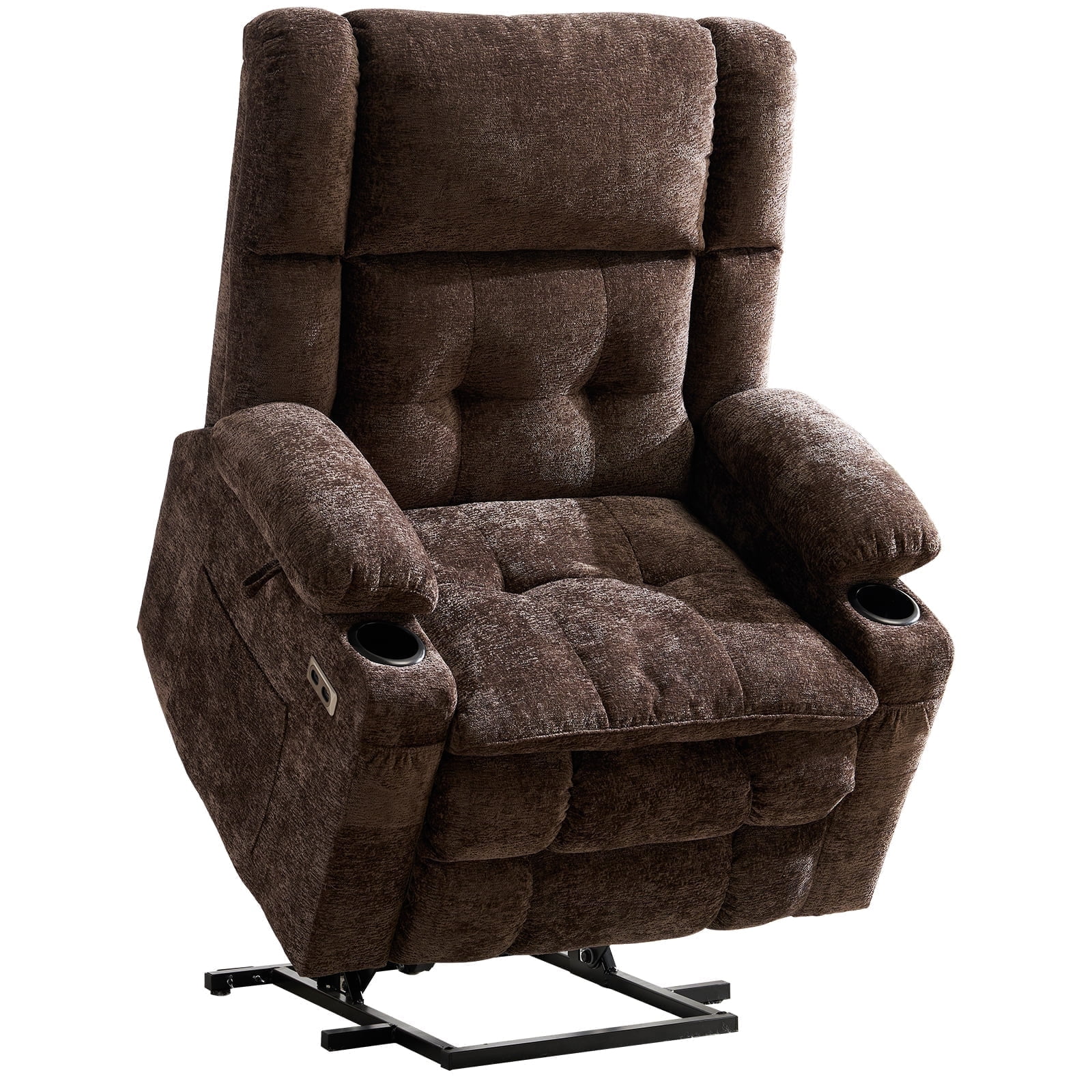 Dual Motor Power Lift Recliner Chair for Elderly with Massage and Heat ...