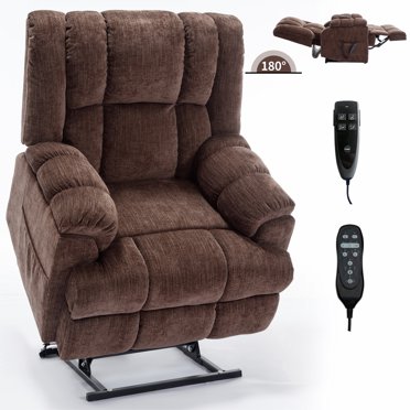 Dual Motor Lift Recliner Chair for Elderly with Heat Massage and USB ...
