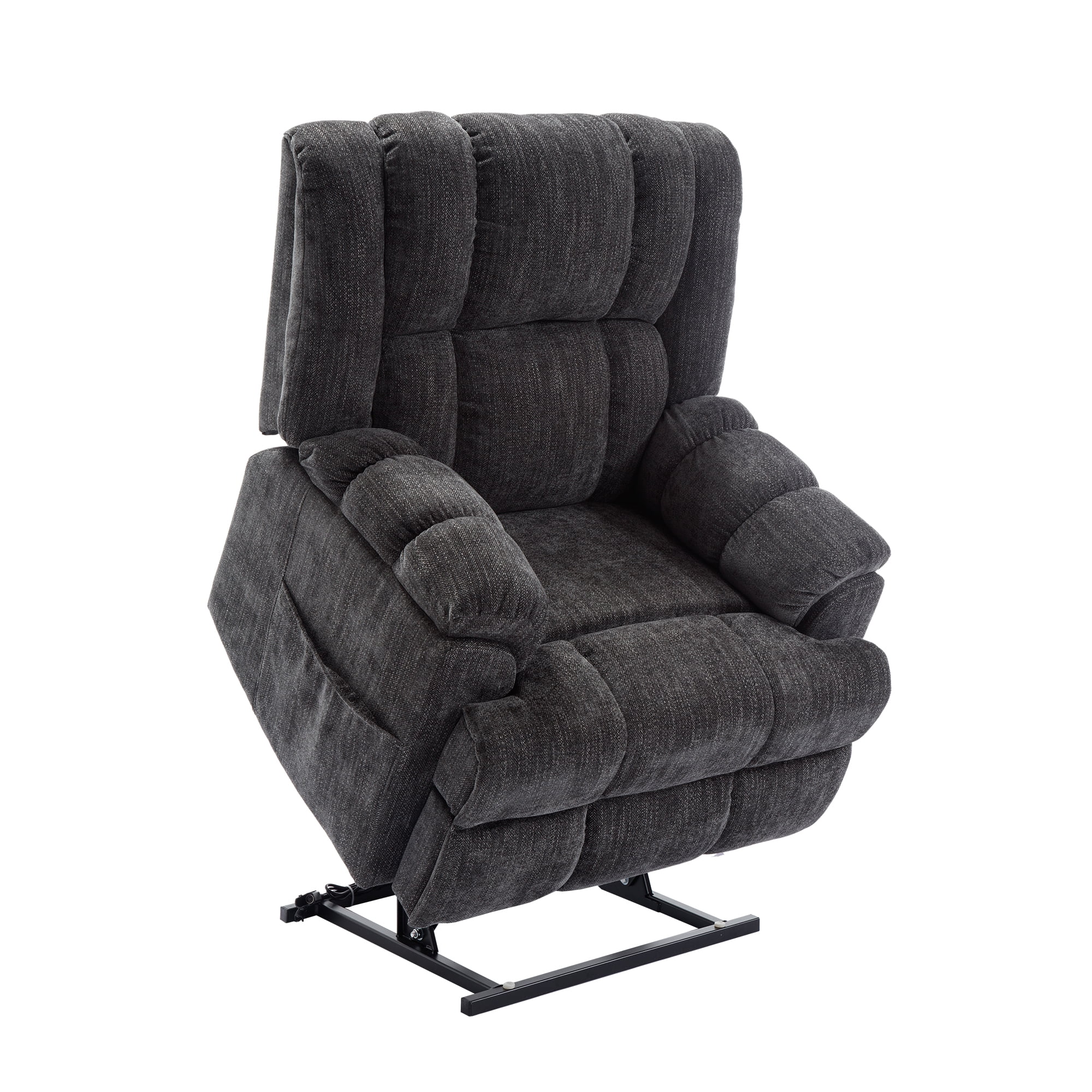 Dual Motor Power Lift Recliner Chair with Massage and Heat for Elderly ...