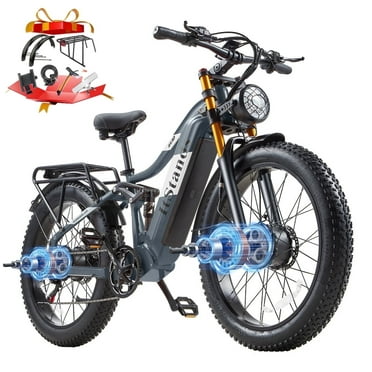 Movcan V30Max Dual Battery Electric Bike for Adult, 1500W 20" Fat Tire ...
