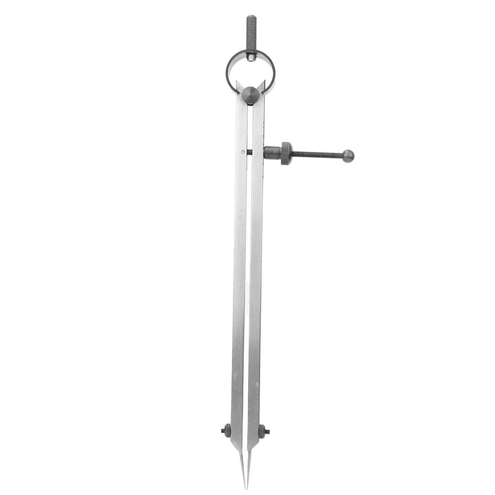 Dual Needle Spacing Compass Carbon Steel Leather Craft Tool Scriber ...