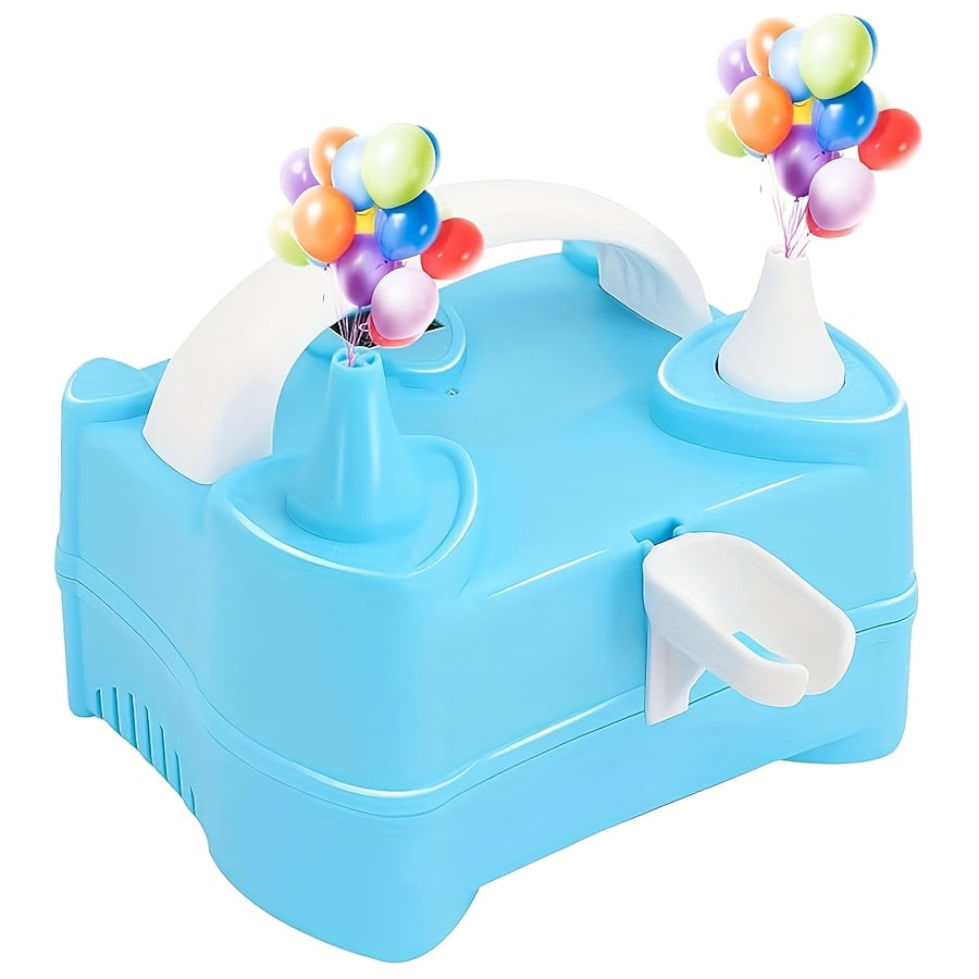 Dual Nozzle Electric Balloon Pump - 400W Fast Inflation with Tying ...