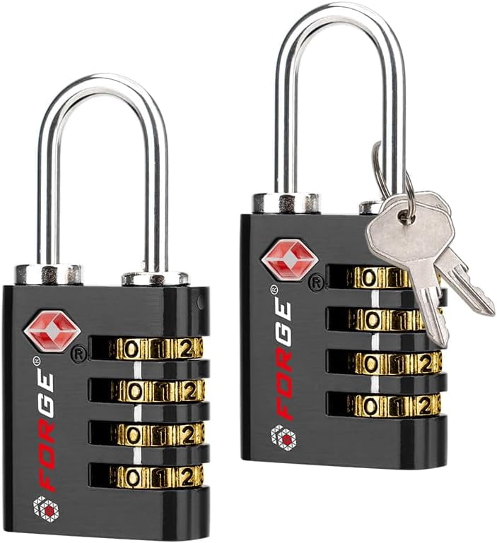 Dual-Opening: Key or Combination Access Lock, Use Key to Recover Code ...