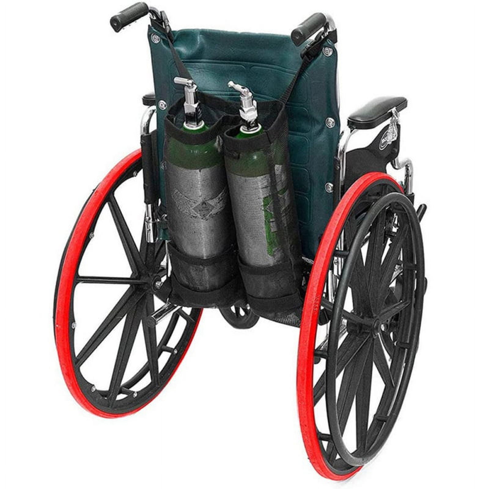 Dual Oxygen Tank Holder for Wheelchiars, Oxygen Cylinder Bag with ...