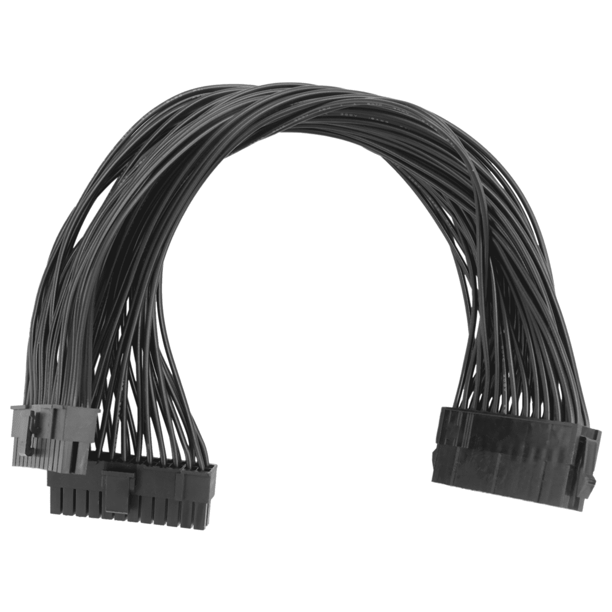 Dual PSU Power Supply 24-Pin ATX Motherboard Splitter Cable,24Pin(20+4 ...