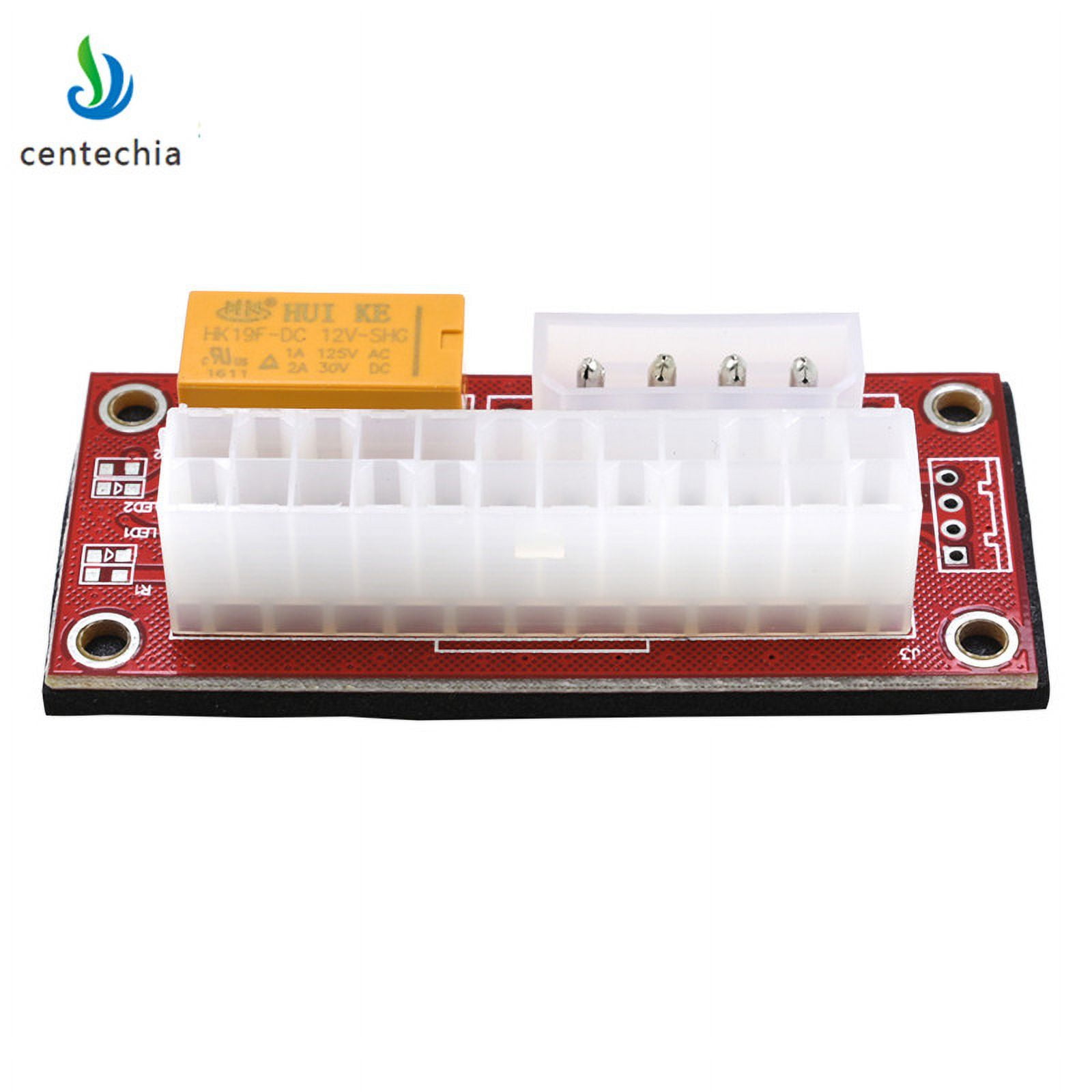 Dual PSU Power Supply Sync Adapter Add2psu ATX 24Pin To 4pin Molex ...