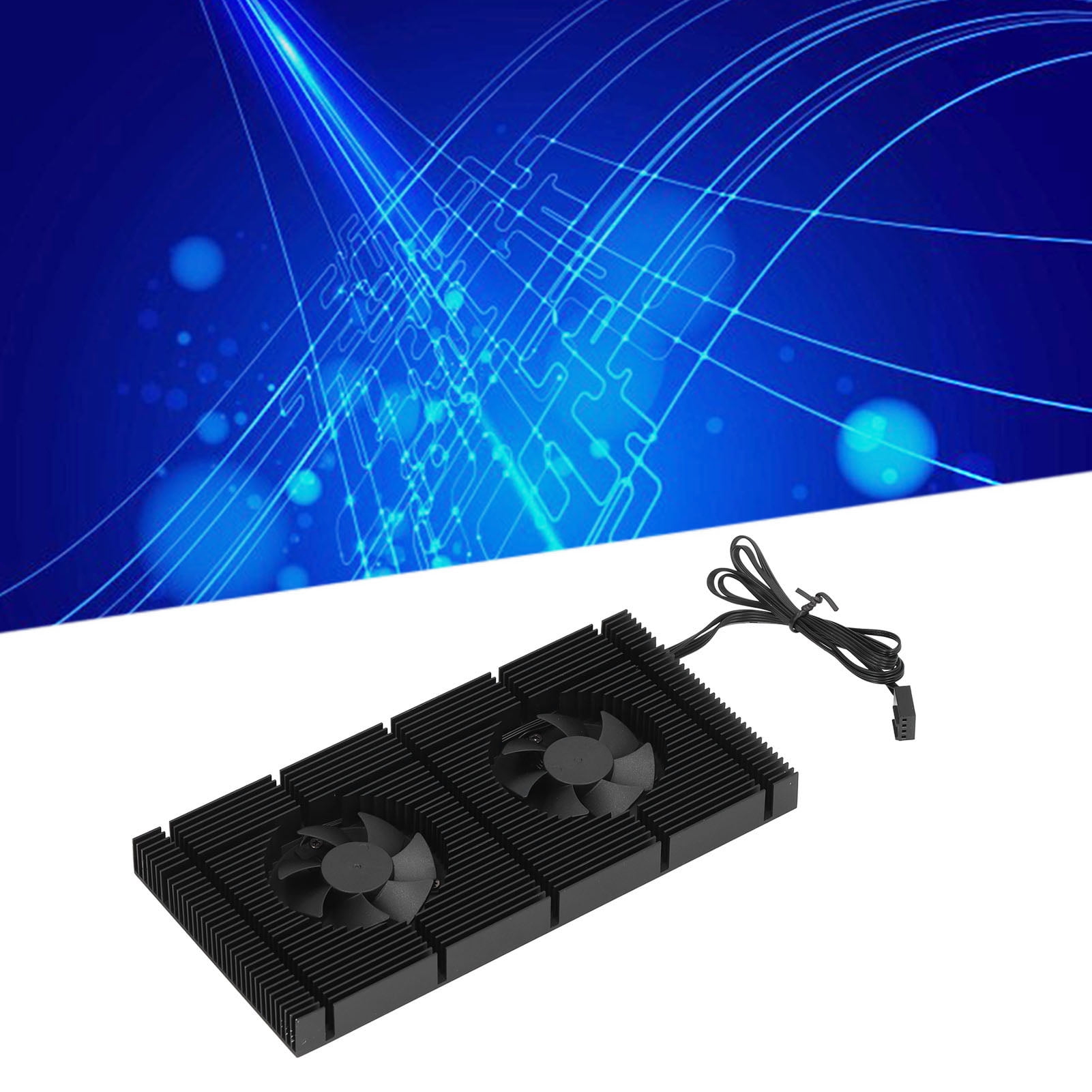 Dual PWM Fan VRAM Heatsink Adjustable Speed Backplane Memory Cooling ...