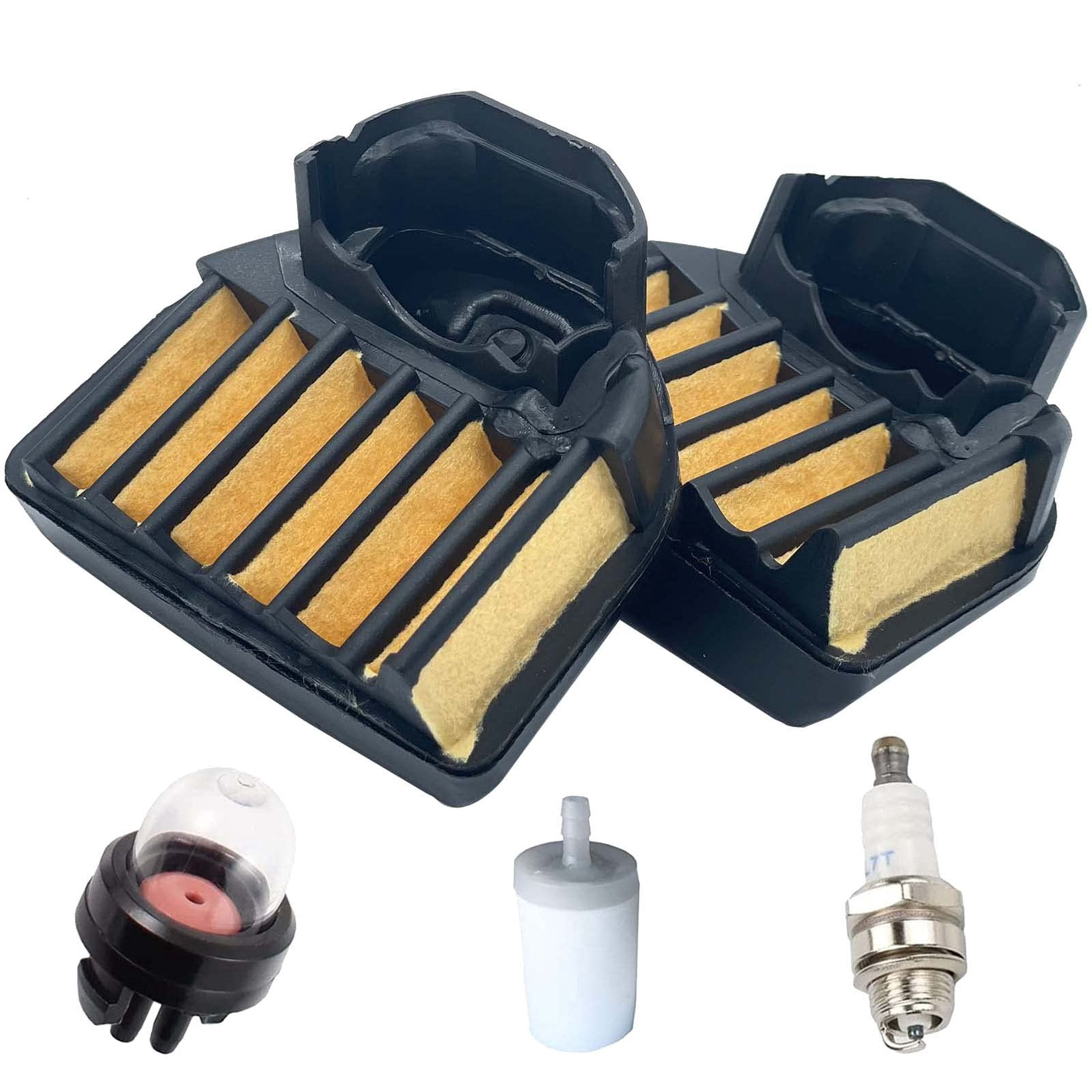 Dual Pack Air Filter for Husqvarna 455E 455 Rancher 460 Chainsaw ...