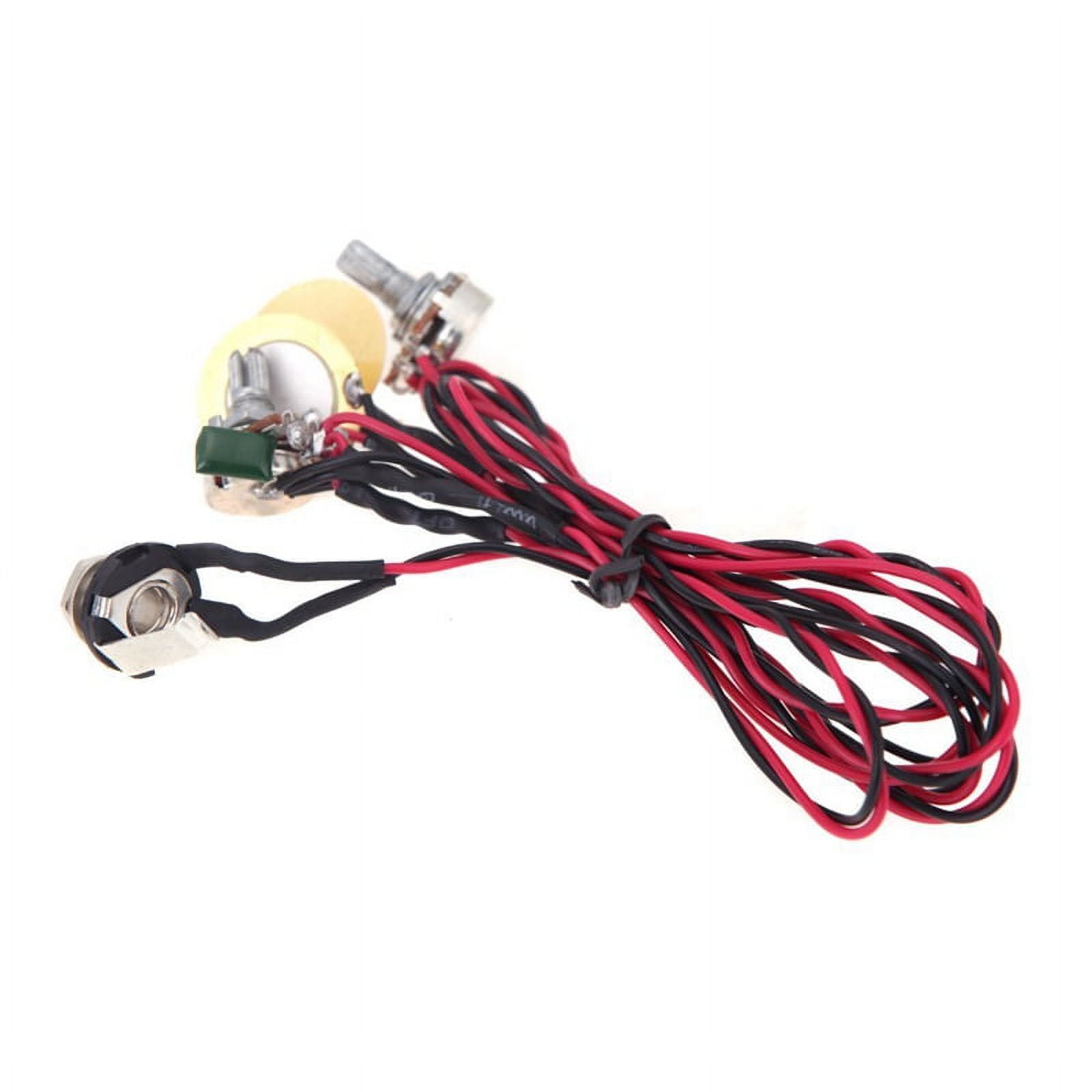Dual Piezo Pickup Pick-up 6.35mm Jack with Volume Tone Control for ...