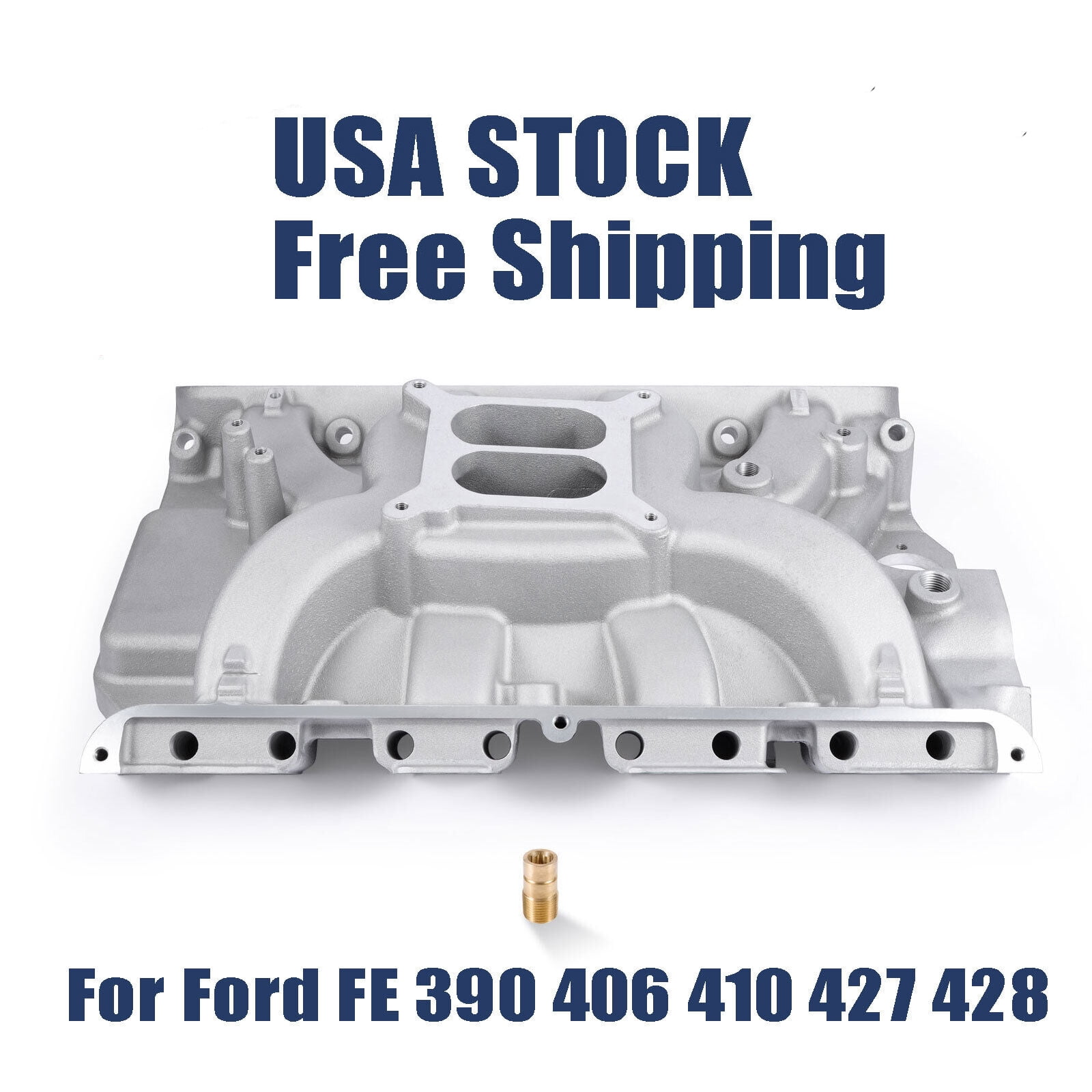 Dual Plane Intake Manifold For Ford FE 390 406 410 427 428 1500-6500 ...