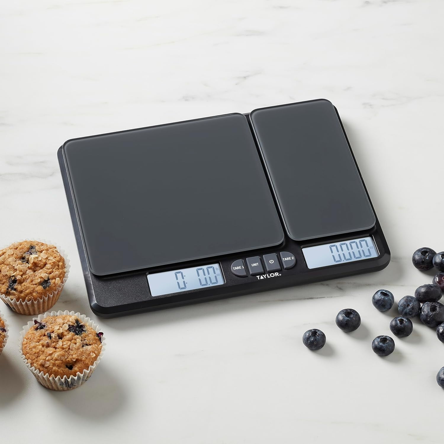 Dual Platform Food Kitchen Scale, Digital Grams and Ounces for Weight ...