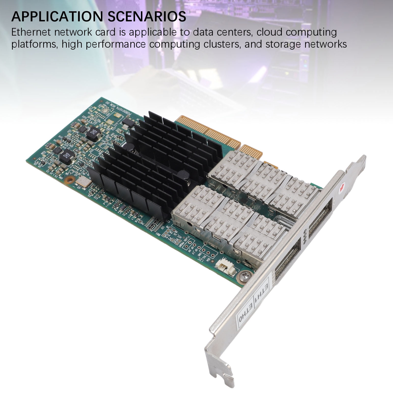 Dual Port 40Gb Ethernet PCIe Adapter, 80Gbps Transmission, Low Latency ...