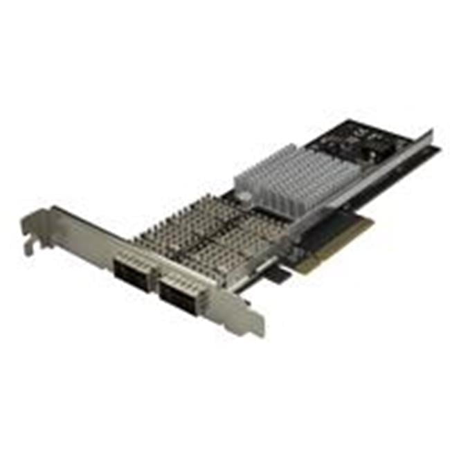 Dual-Port QSFP Plus Server NIC Card - PCI Express, Intel Chip - Black ...
