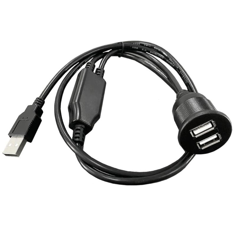 LIANXUE Dual Port USB Panel Flush Mount Both USB Port Support Charging ...