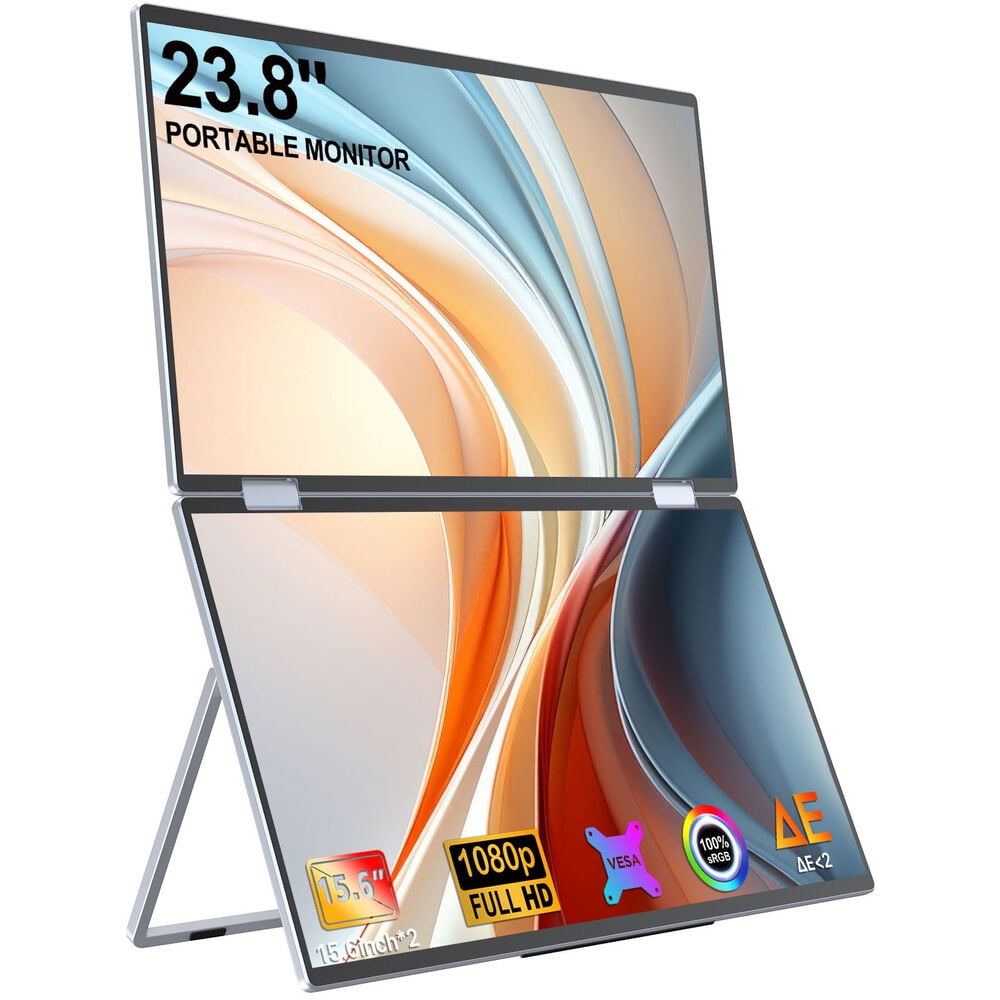 AZMIOR 15.6" 920x1080 IPS Extender Monitor, Gray - Walmart.com