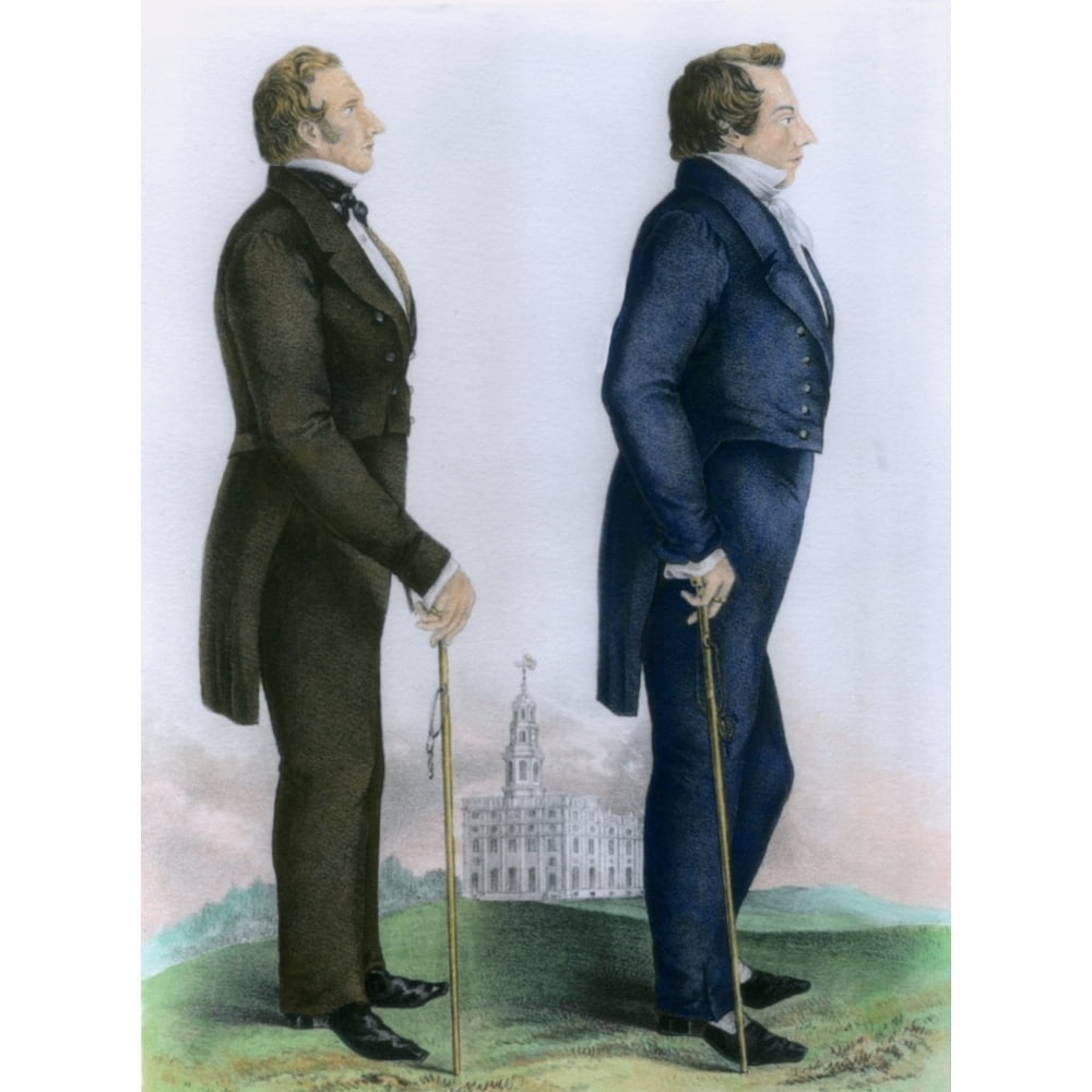 Dual Portrait Of Mormons History (24 x 36) - Walmart.com