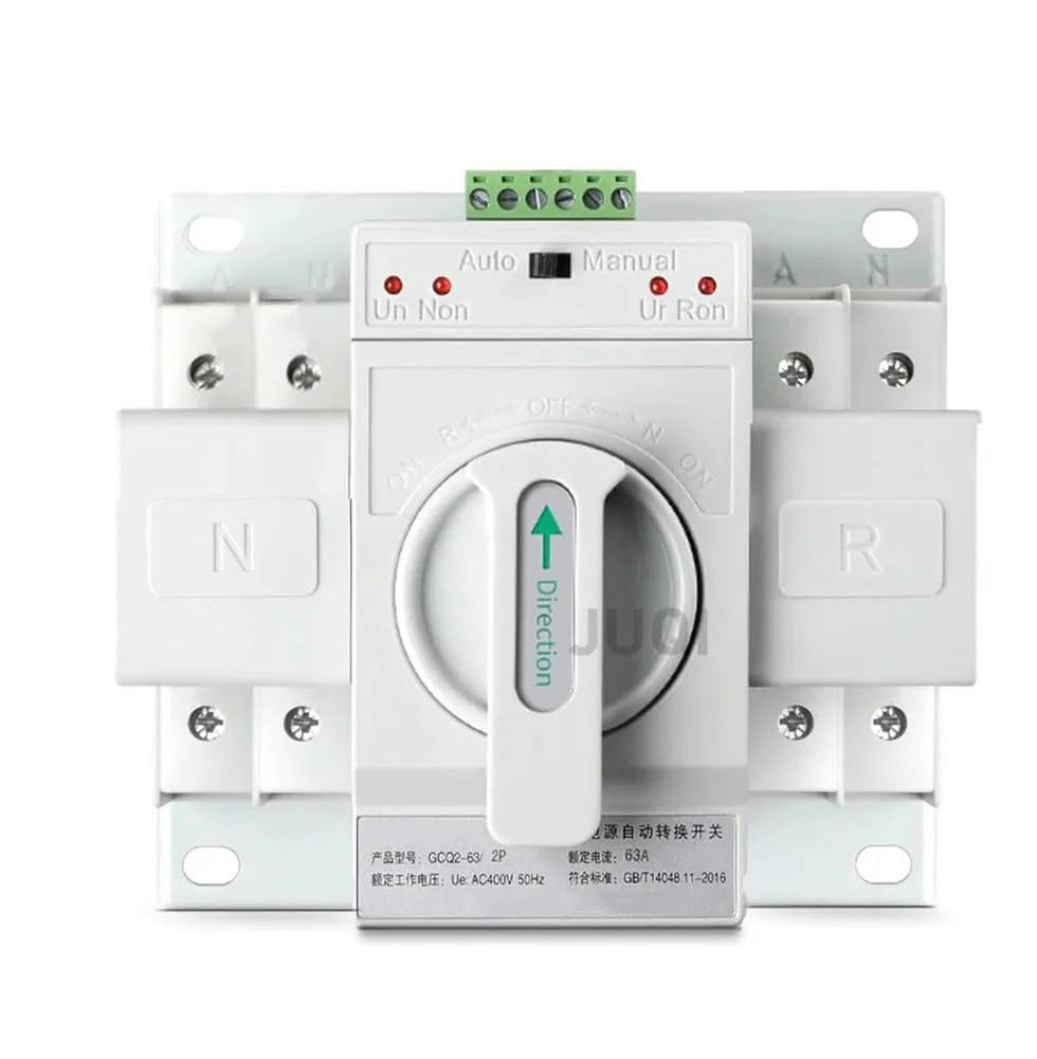 Dual Power Automatic Transfer Switch 2P 63A switchgear Switch CB Class ...